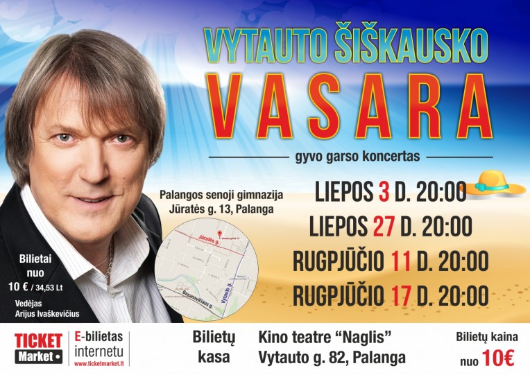 V. ŠIŠKAUSKO koncertas VASARA PALANGOJE